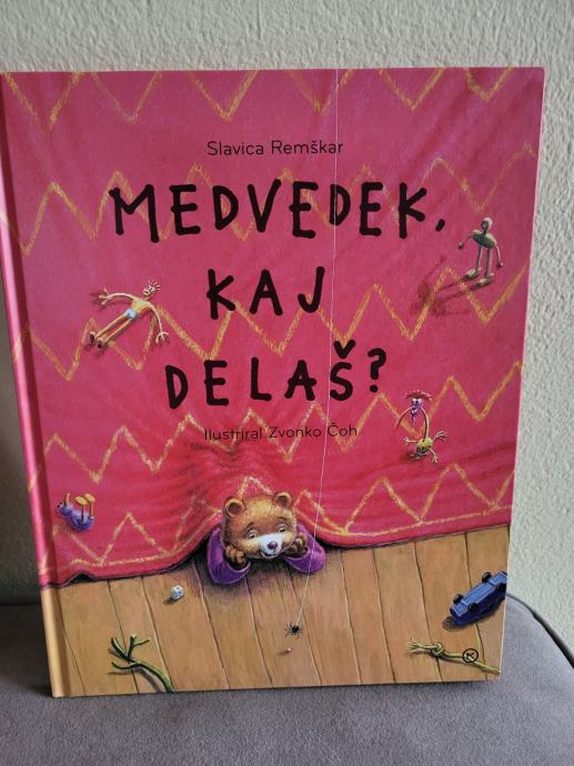 Domino Kekec družab.igra, Modri medvedek - igral karte, obesek, knjiga