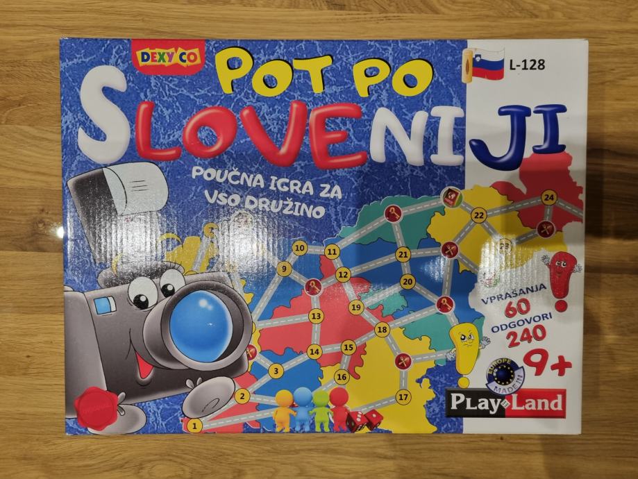 Družabna igra POT PO SLOVENIJI