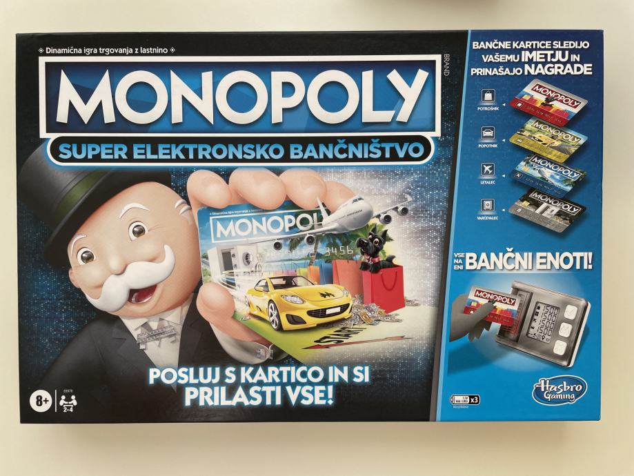 Igra Monopoly super elektronsko bančništvo
