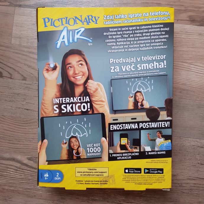 Igra Pictionary Air (Riši in ugotovi)