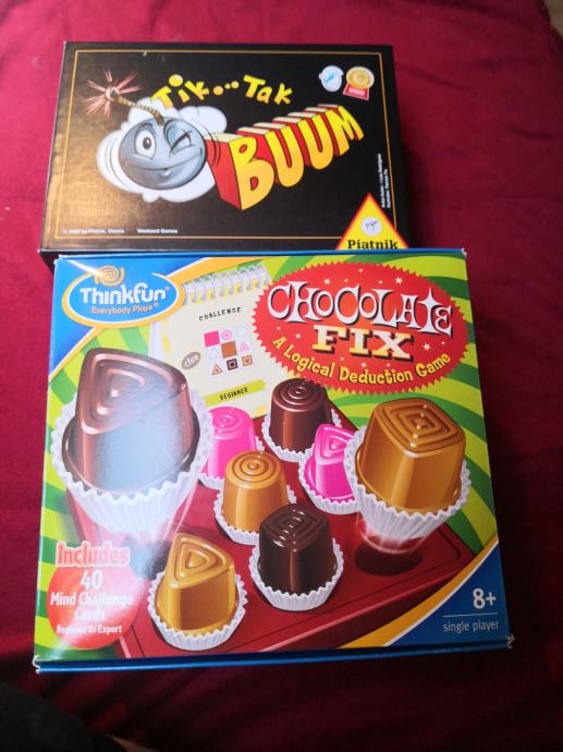 Tik Tak BUMMM in Chocolate fix logična igra