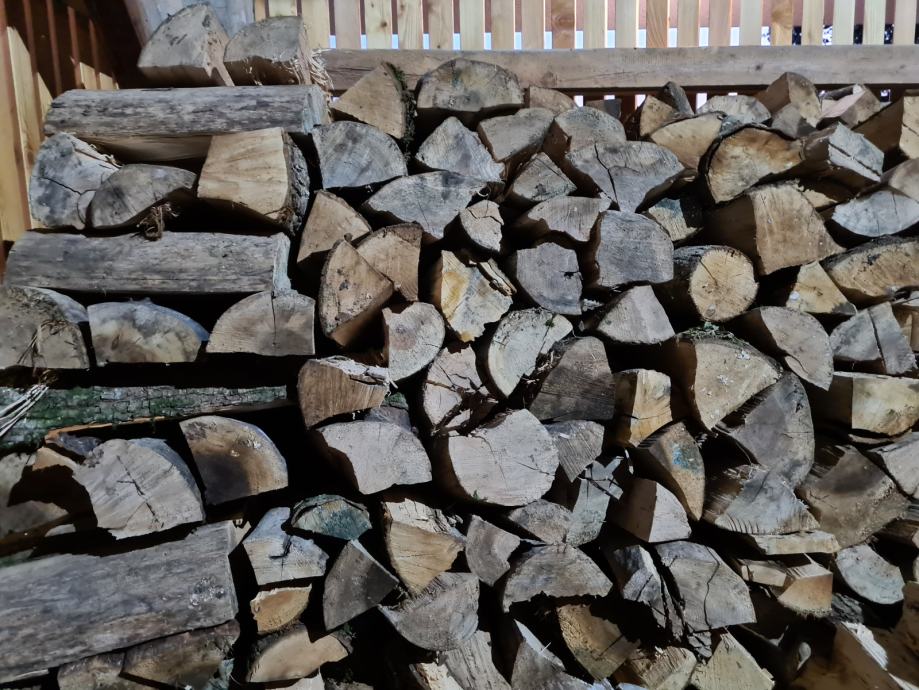 Suha drva, polena 33 cm