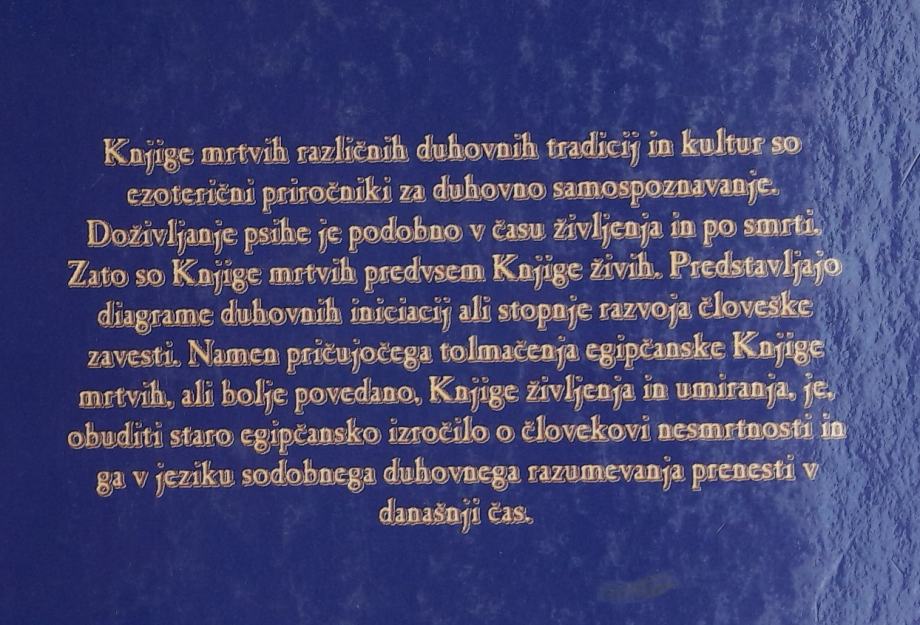 EGIPČANSKA KNJIGA MRTVIH, Vili Ravnjak