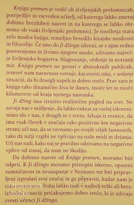 JI DŽING; KNJIGA PREMEN, Brian Browne Walker