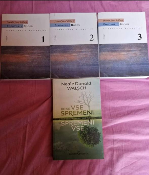 Komplet knjig Pogovori z Bogom in Ko se vse spremeni, spremeni vse