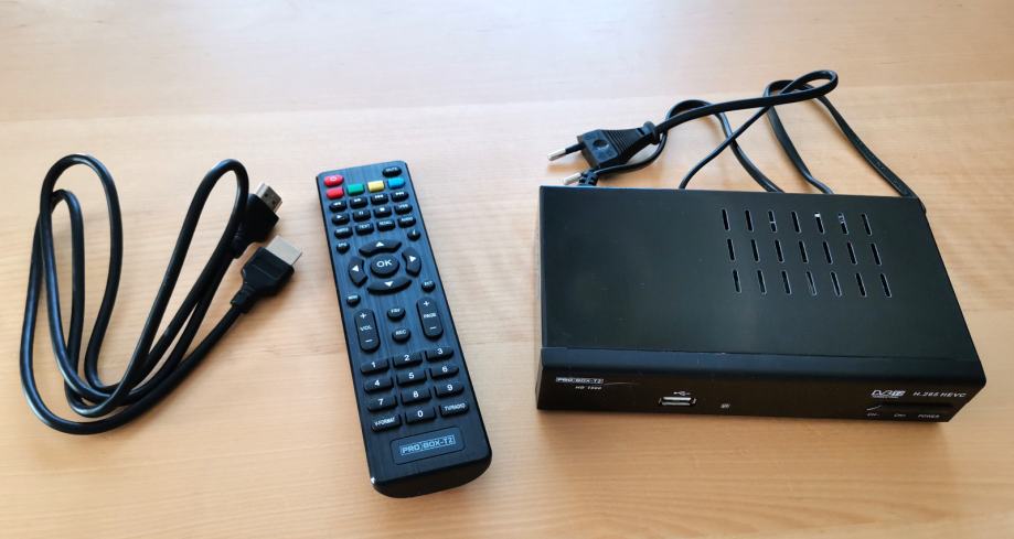 DVB - T2 PRO BOX T2 H.265 digitalni sprejemnik