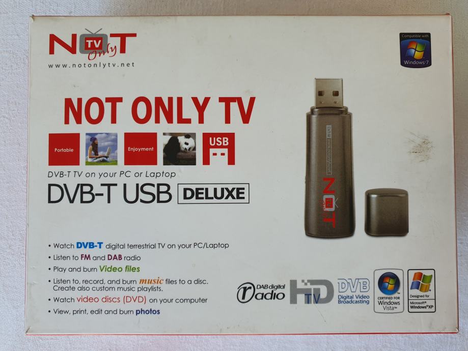 USB ključek DVB-T sprejemnik za prenosni računalnik
