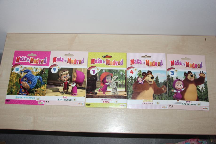 DVD- ji risanke WINX, DIBO, LAZY TOWN, MIA IN JAZ, MOJI ŽEPNI, MAŠA IN