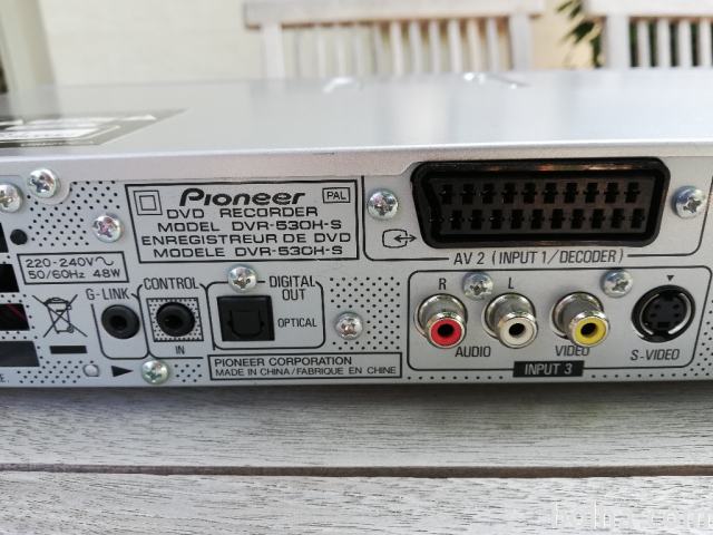 Snemalnik Pioneer DVR-530 H (HDD in DVD)