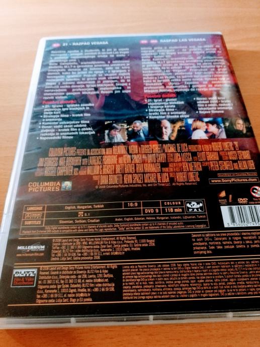 21 (2008) DVD film (slovenski podnapisi)