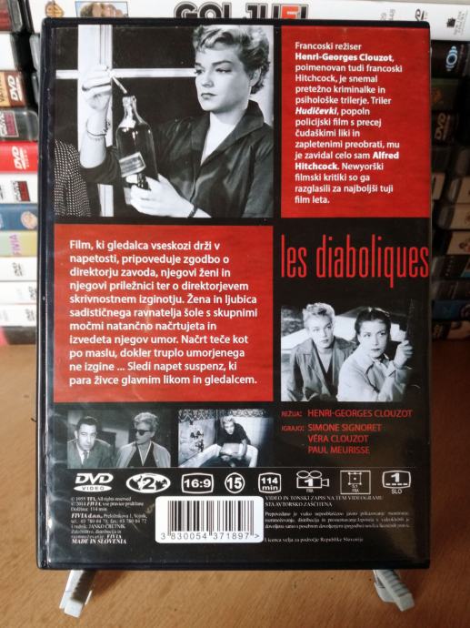 Diabolique / Les Diaboliques (1955) IMDb 8.1 / Kultna grozljivka