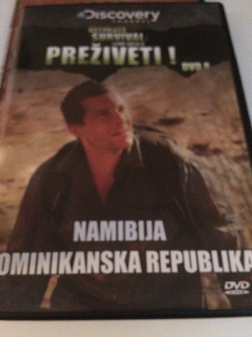Discovery Channel: preživeti. namibija in dominikanska republika DVD