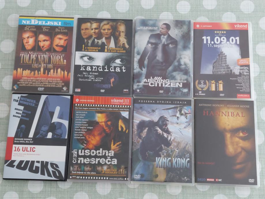 DVD FILMI,GROZLJIVKE,FANTASTIKA,AKCIJ,TRILER...OHRANJENI,59 DVD FILMOV