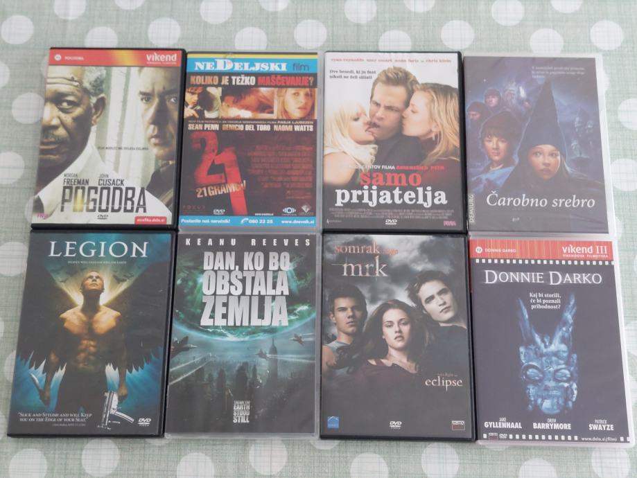 DVD FILMI,GROZLJIVKE,FANTASTIKA,AKCIJ,TRILER...OHRANJENI,59 DVD FILMOV