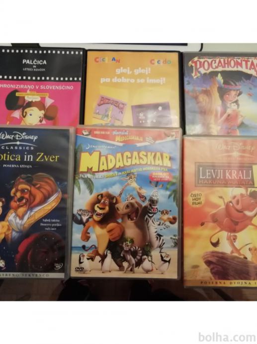 DVD risanke in filmi