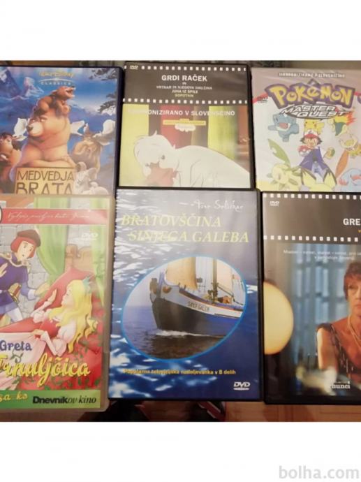 DVD risanke in filmi