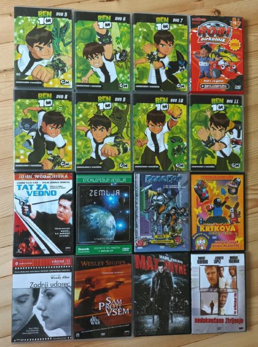 DVD risanke in filmi
