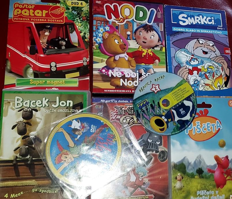 DVD RISANKArisani film Bacek Jon,Nodi,Peter Pan,Smrkci,Kravica Kakai