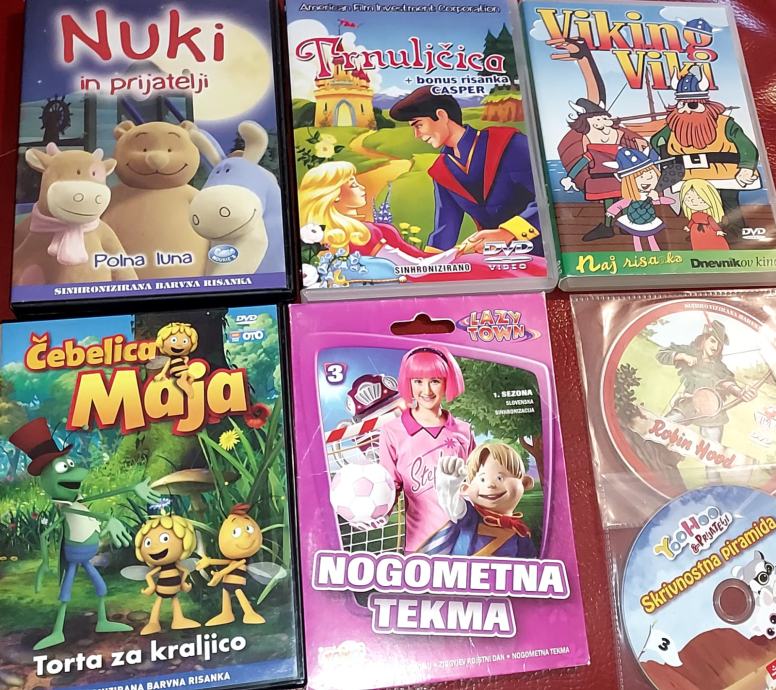 DVD RISANKArisani film Bacek Jon,Nodi,Peter Pan,Smrkci,Kravica Kakai