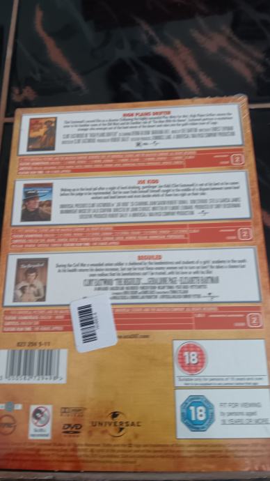 Dvd x3 Clint Eastwood