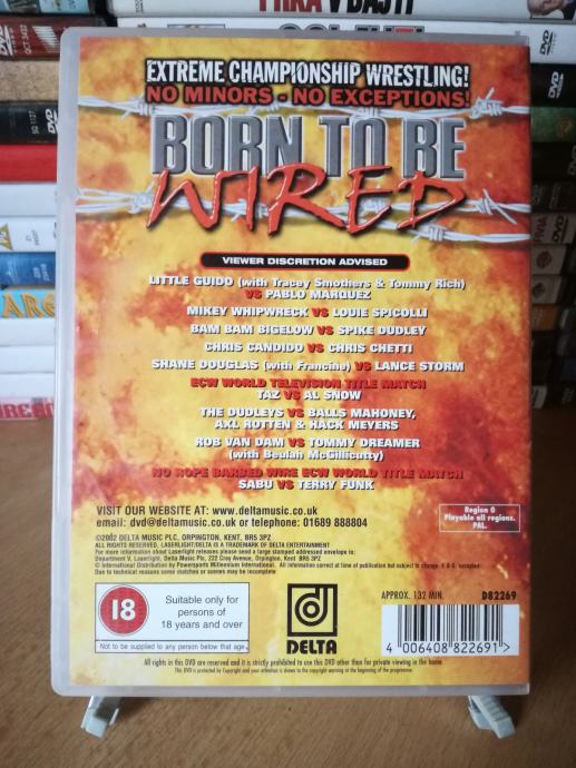 ECW Born To Be Wired (1997) Infamous no-rope barbed wire match