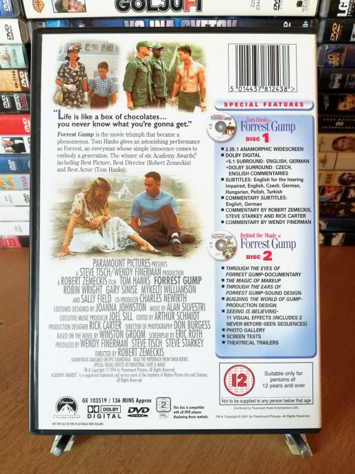 Forrest Gump (1994) Dvojna DVD izdaja / Collectors Edition