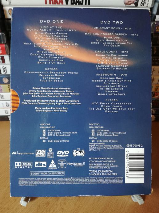 Led Zeppelin 2-DVD BOX SET (1970-1979)