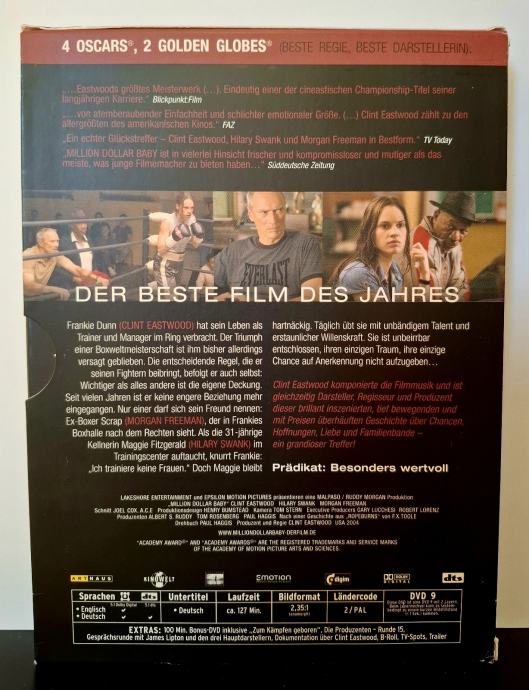 Million Dollar Baby (2004) DVD film (2xDVD Special Edition)