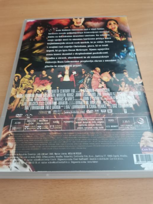 Moulin Rouge! (2001) DVD (slovenski podnapisi)