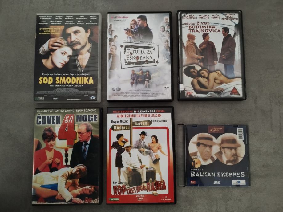 Originalni balkanski DVD filmi Sod smodnika,Čitulja za eskobara,...