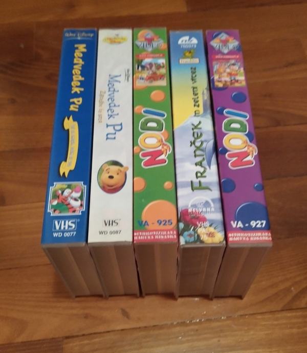 Originalni DVD-ji in VHS risanke