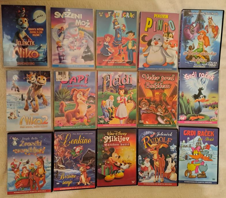 Otroške risanke DVD