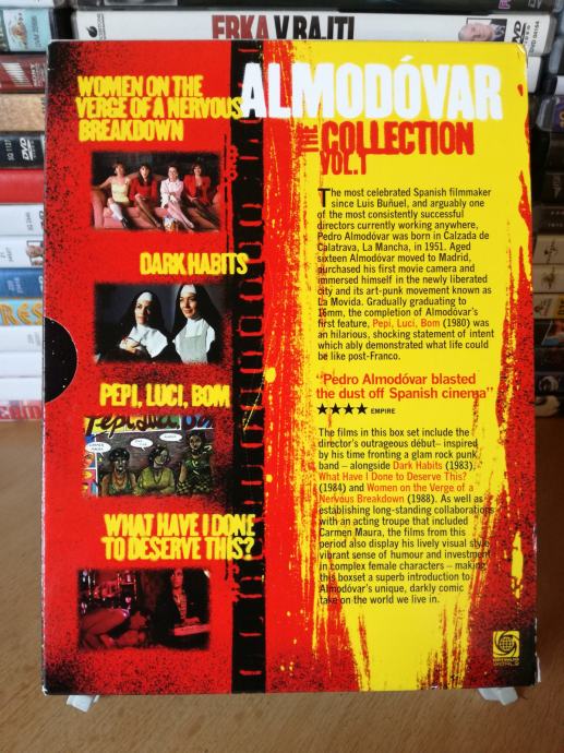 Pedro Almodóvar The Collection Vol.1 in Vol. 2 BOX SET