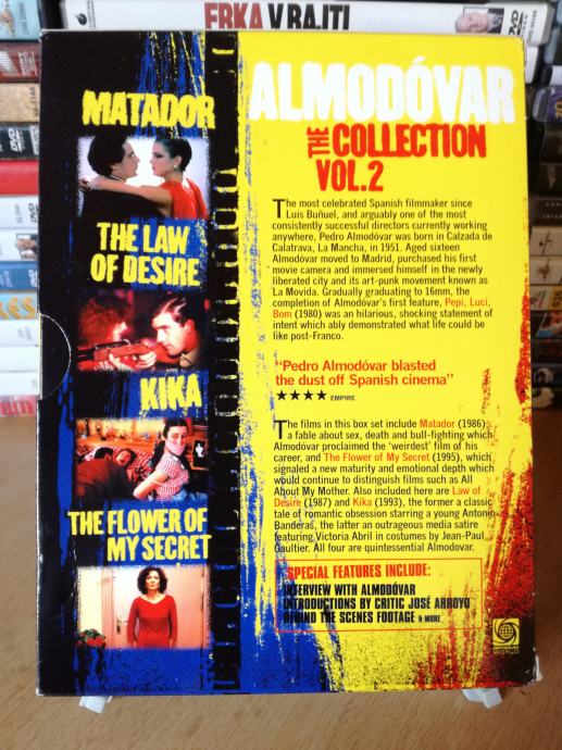 Pedro Almodóvar The Collection Vol.1 in Vol. 2 BOX SET