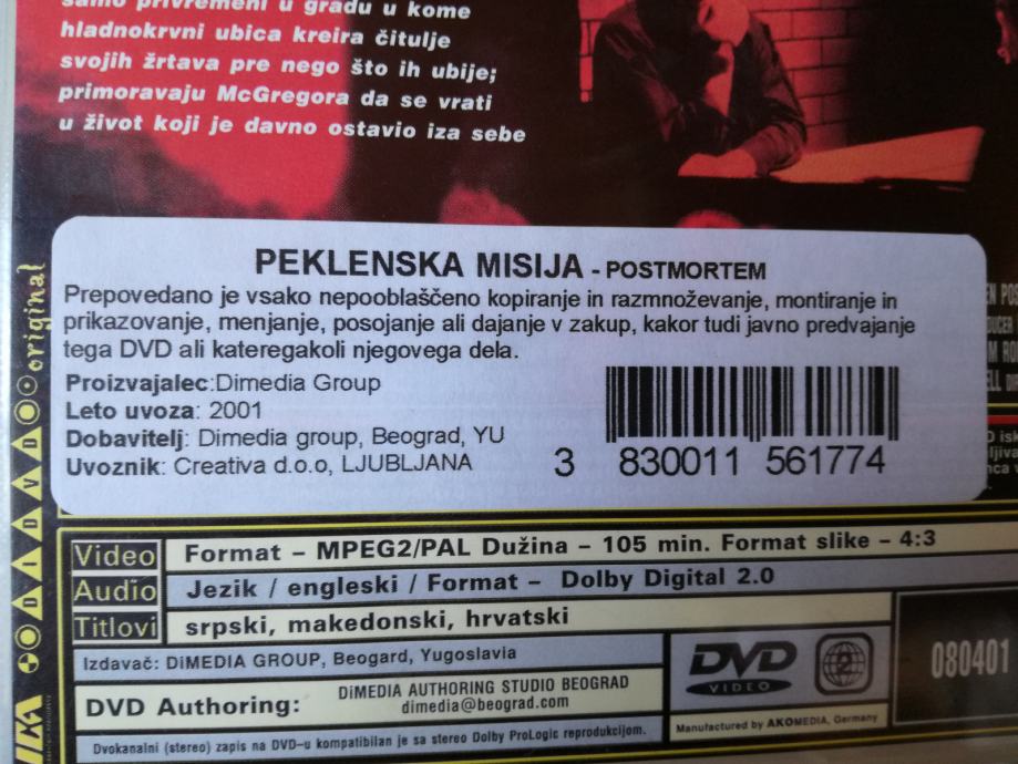 Postmortem (1998) Charlie Sheen (REZERVIRANO)