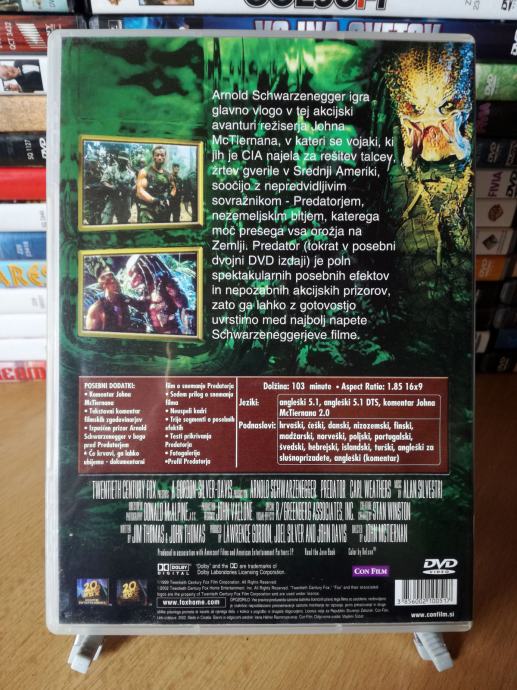 Predator (1987) Dvojna DVD izdaja / DTS zvok