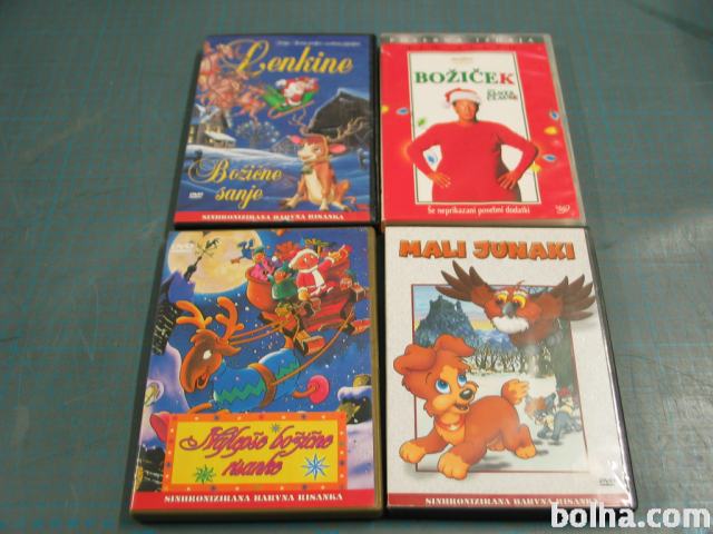 Božični film Božiček in druge risanke za otroke, prodam