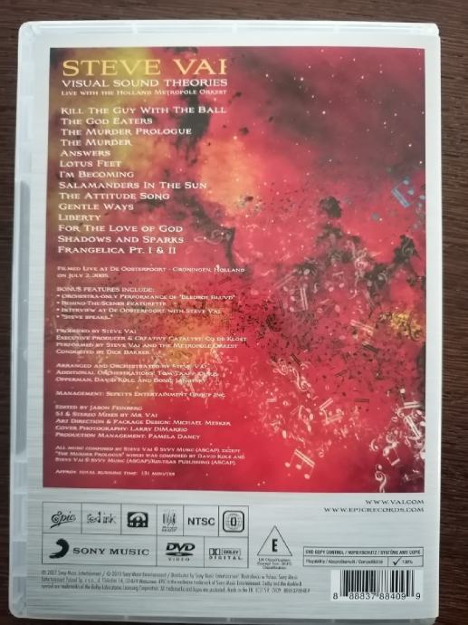 Steve Vai - Visual Sound Teories (DVD)