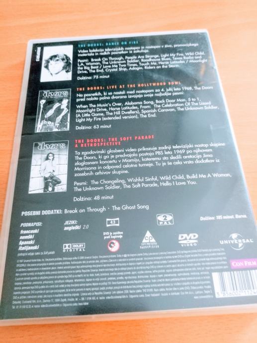 The Doors DVD (3x koncert)