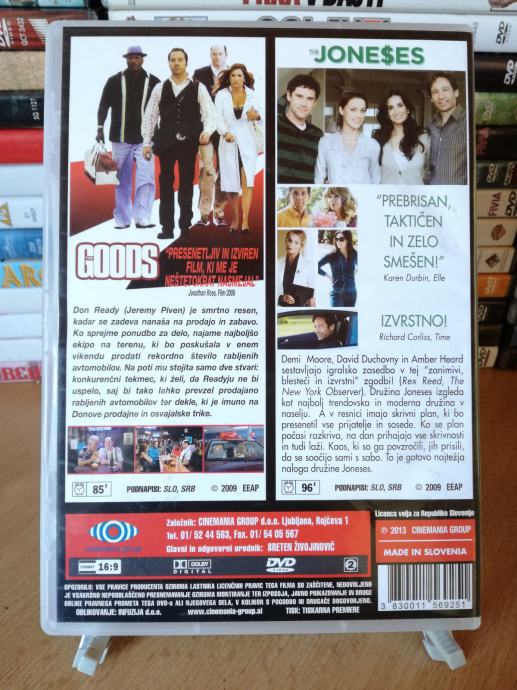 The Joneses (2009) / The Goods: Live Hard, Sell Hard (2009) 2xDVD