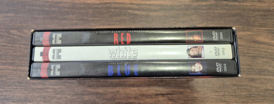 Three Colors Trilogy DVDs Krzysztof Kieslowski