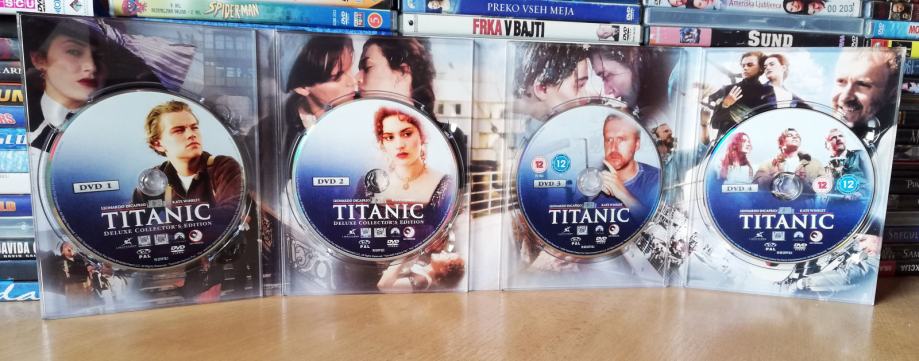 Titanic (1997) Deluxe Collectors Edition BOXSET / 4xDVD