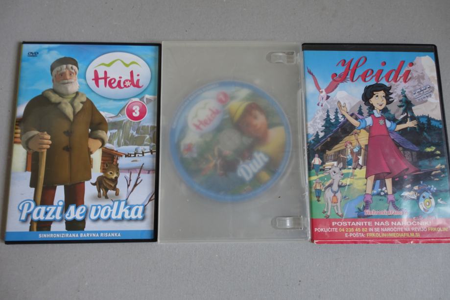 Trije DVD Heidi