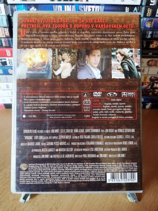 Uprising (2001) Dvojna DVD izdaja / Hrvaški podnapisi