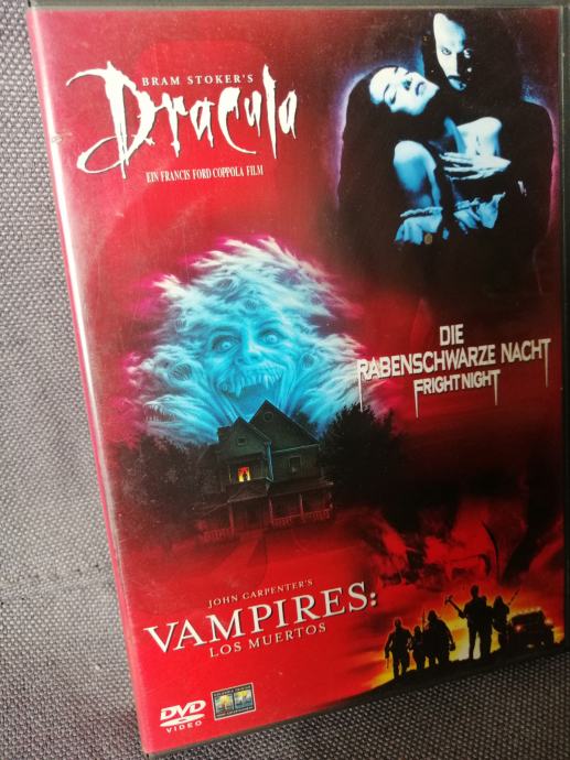 Vampirski box set: Bram Stokers Dracula, Fright Night, Vampires 3xDVD