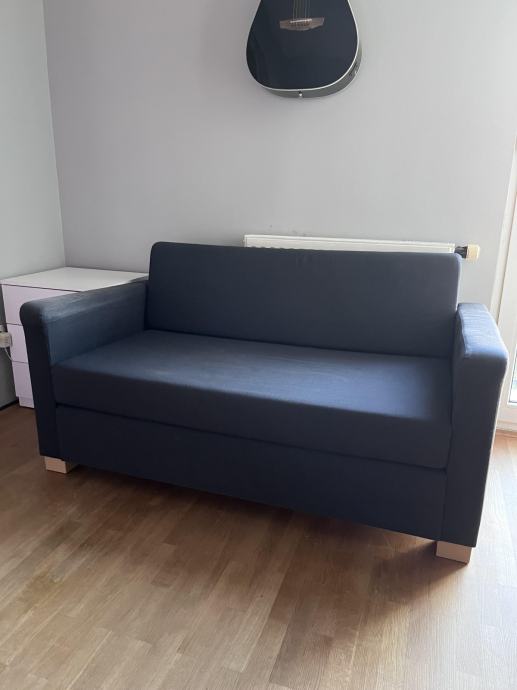 Ikea Solsta raztegljiv dvosed-kavč/postelja, temnosiv