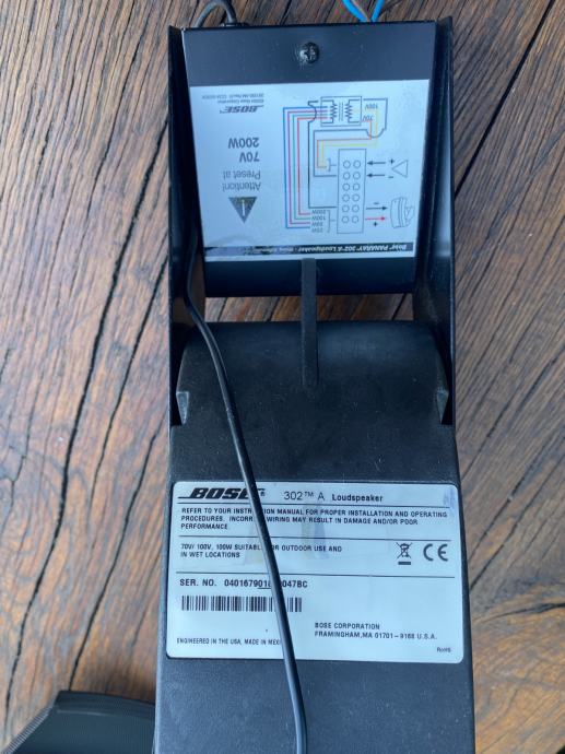 Bose 302A Zvocniki