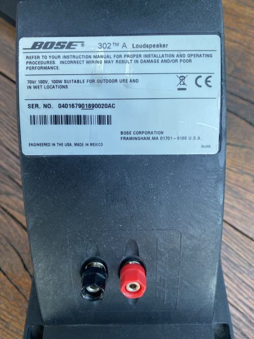 Bose 302A Zvocniki