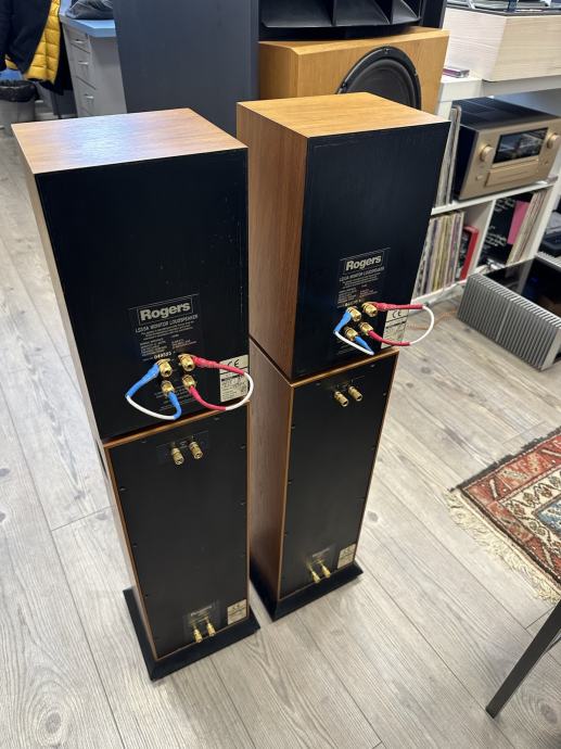 Rogers LS3/5a bi wiring + Rogers AB1 zvočniki