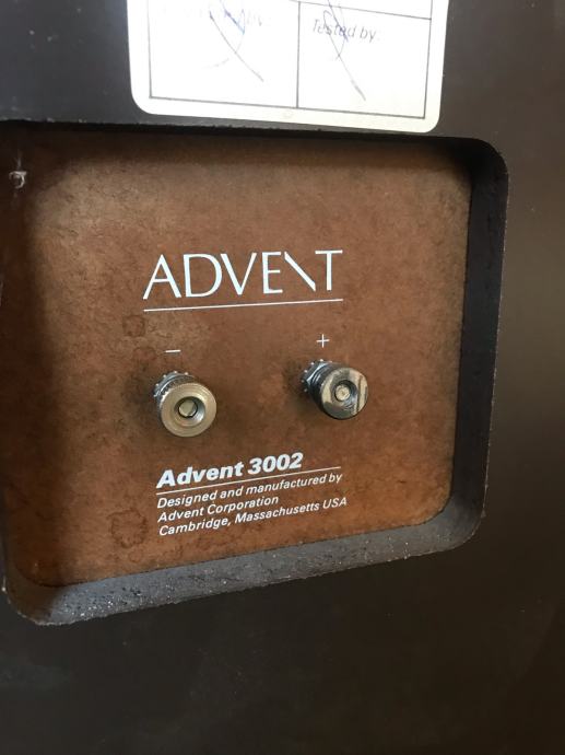 Zvočniki advent 3002 vrhunski-vintage